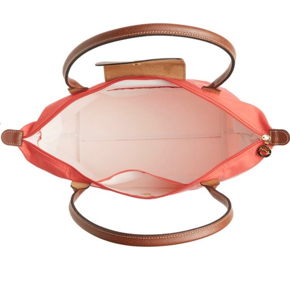 Longchamp | Bags | Longchamp Le Pliage Expandable Tote In Pomegranate ...